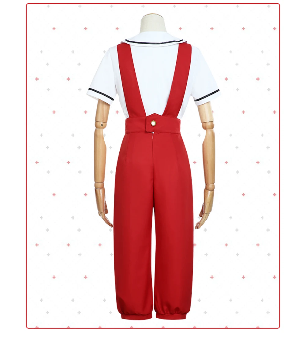 Anime Cells At Work Erythrocyte Red Blood Cell Cosplay Costume Full Set ...