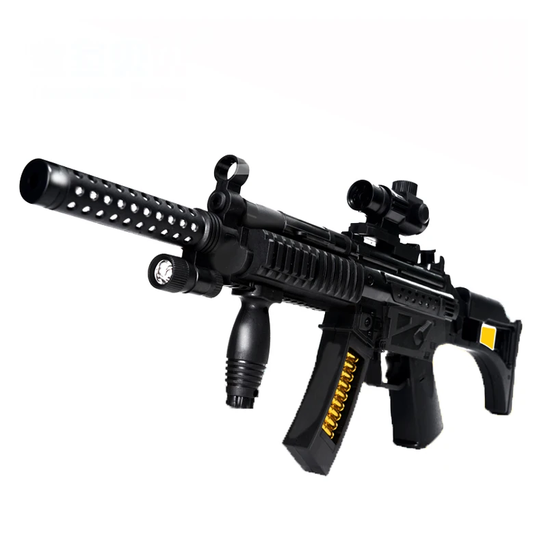 Cool Electronic Imitation Submachine Toy Gun Flashing Luminous Sounding ...