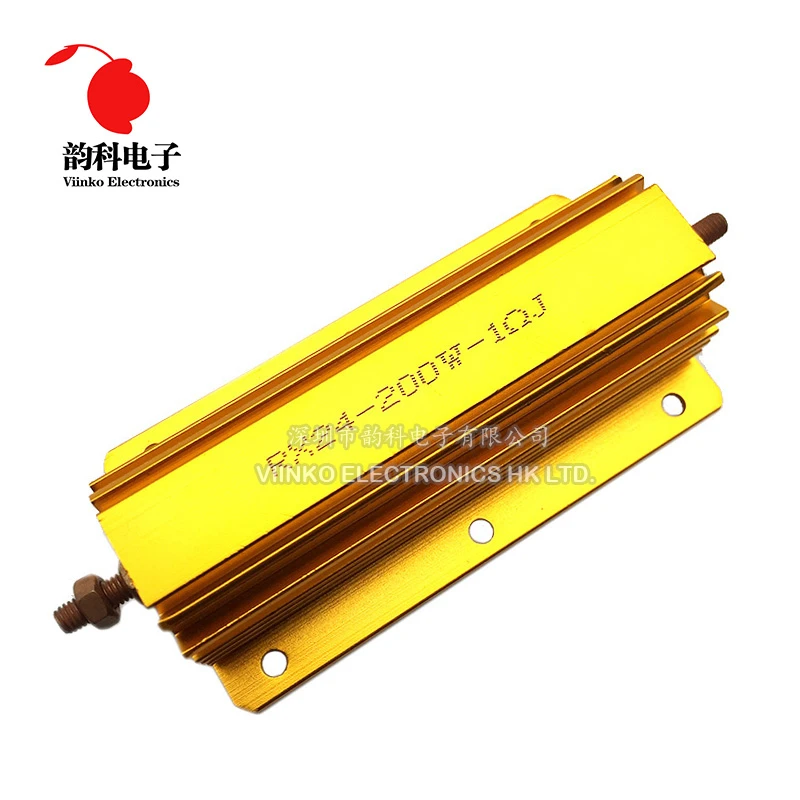 200w Rx24 Aluminum Power Metal Shell Case Wirewound Resistor 0.1 ~ 1k 0 ...