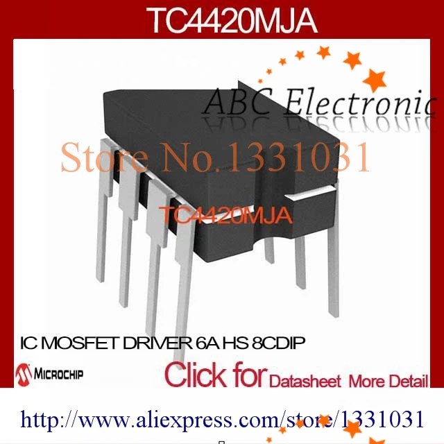 TC4420MJA IC MOSFET DRIVER 6A HS 8CDIP TC4420MJA 4420 TC4420 TC4420M ...