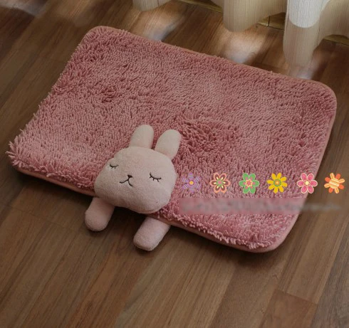 Cartoon Animals Rabbit Bunny Mat 35X50cm Bathroom Mat Bedroom Rug ...