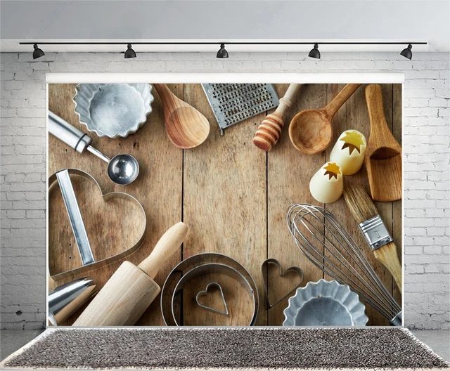 Baking Utensils Background