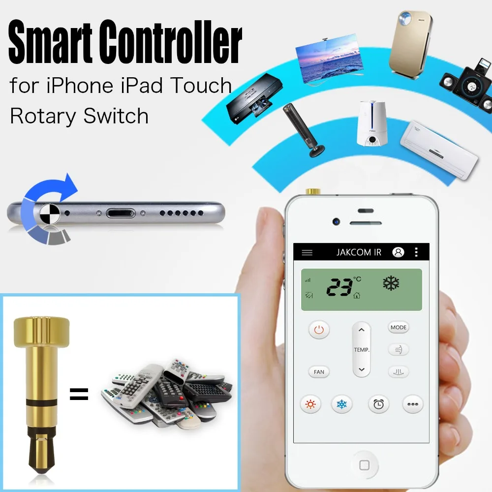 David Kabel smart home controller Mini 3.5mm Wireless Remote smart controller Key For iphone Air ...