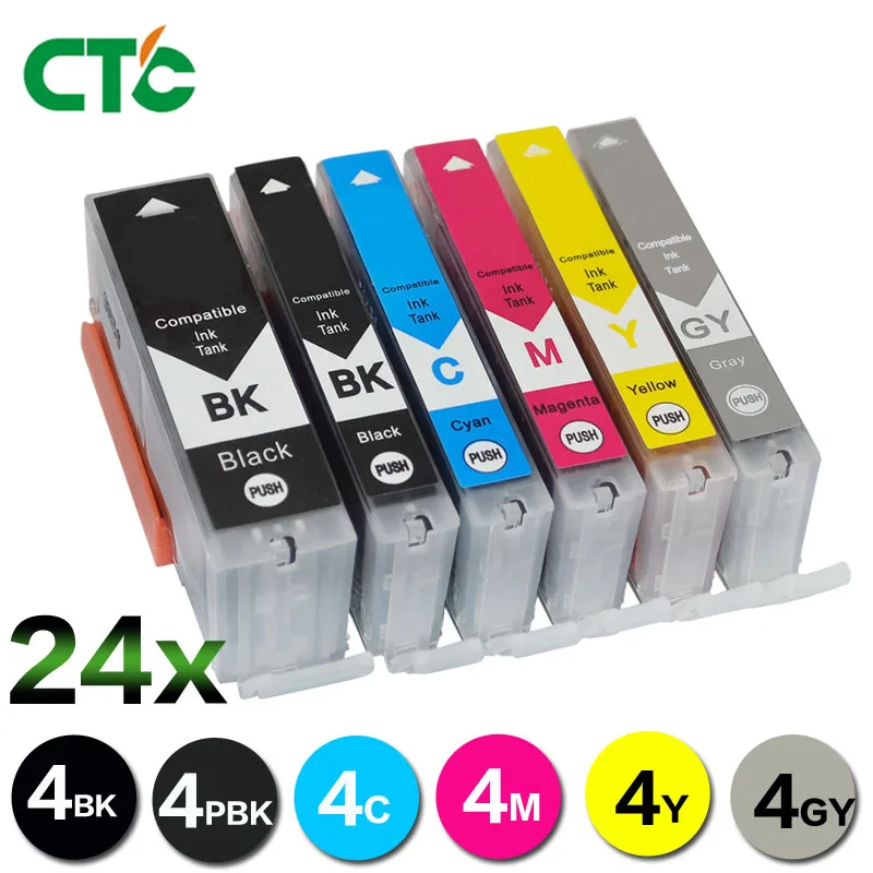 24X Compitalbe for Canon pixma MG5740 printer MG6840 MG7740 MG5440 ...