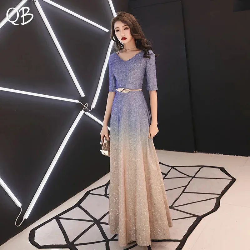 Robe de soirée de forme trapèze, luxueuse tenue de soirée en Tulle ...