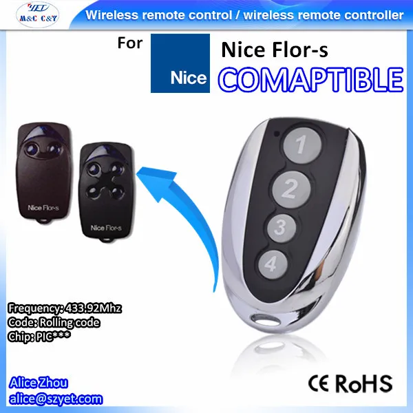 nice flor s remote manual