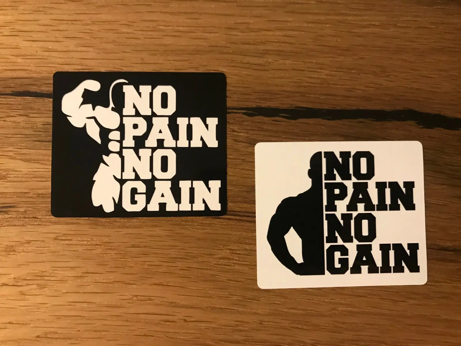 Bodybuilder Sticker Car Sport Fitness Dumbbell Workout Sports Muscles ...