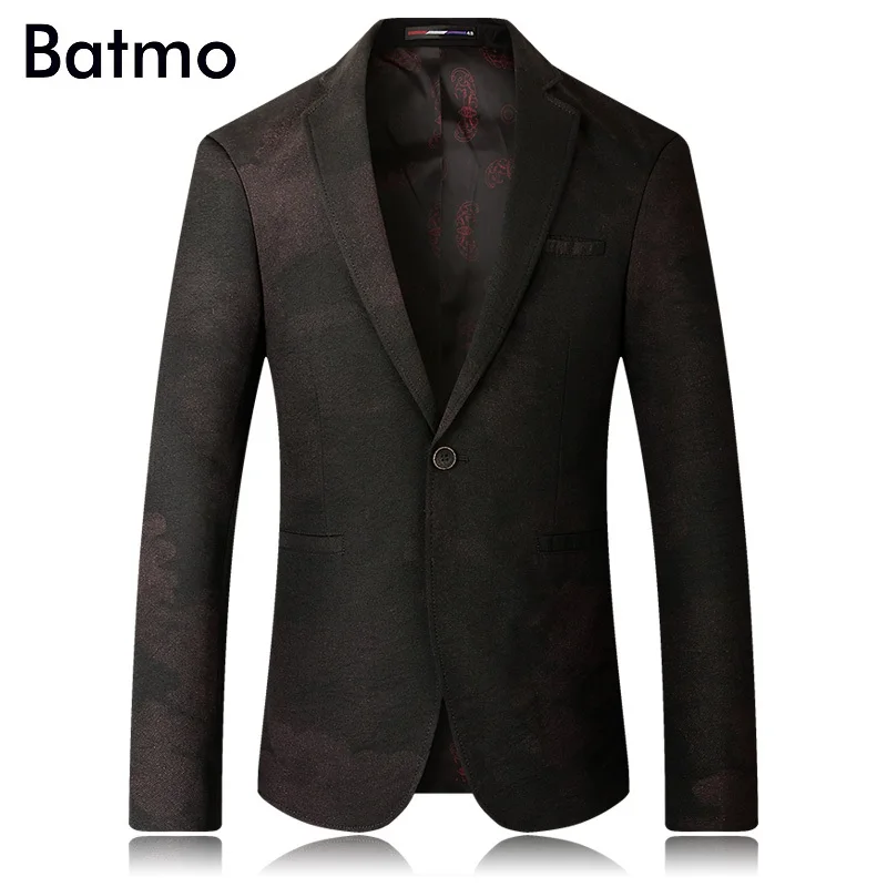 Batmo 2017 new arrival high quality cotton printed casual suits men ...