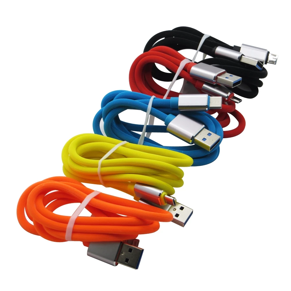 100pcs/lot Colorful 1M 3FT Micro USB Cable for Samsung LG HTC Huawei ...