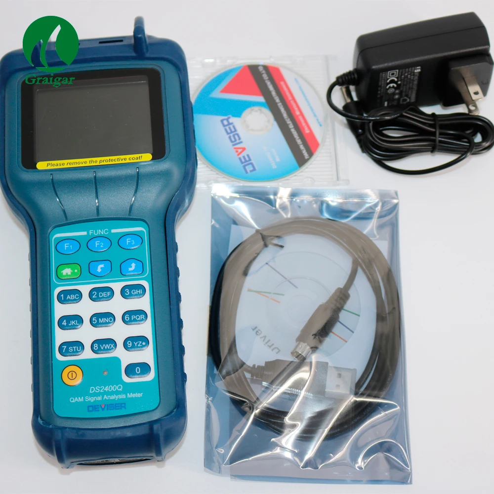 Nuevo Deviser DS2400Q medidor de nivel de señal CATV analizador QAM ...