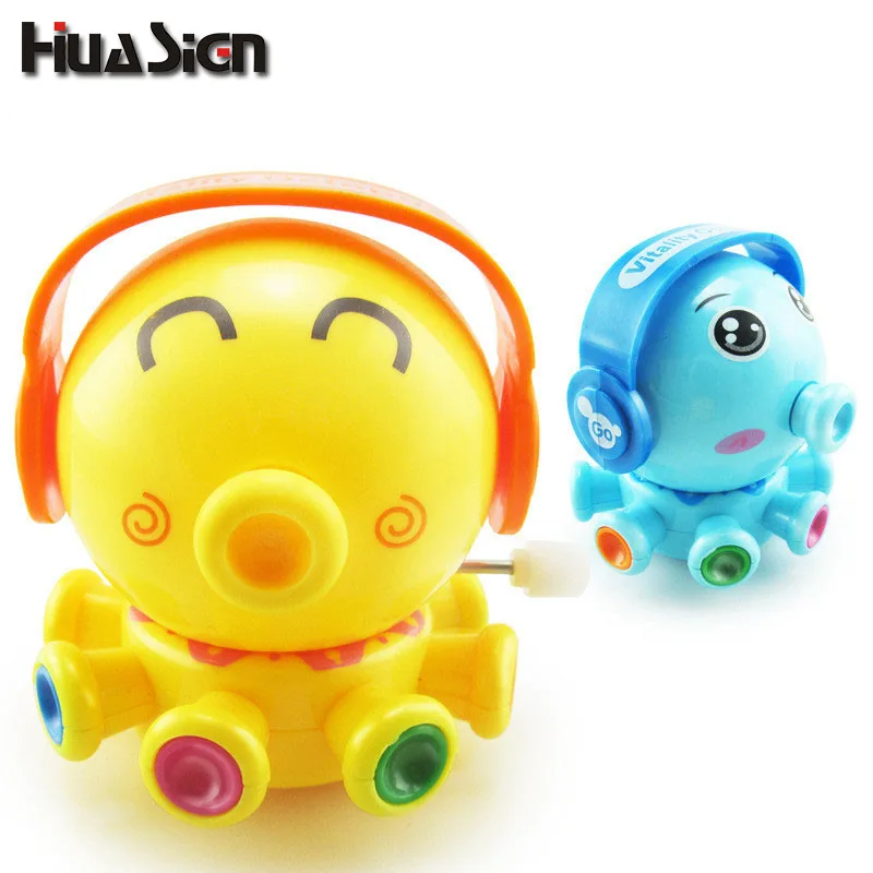 Kids Funny Clockwork Toy Baby Octopus Design Running Clockwork Toy Baby ...