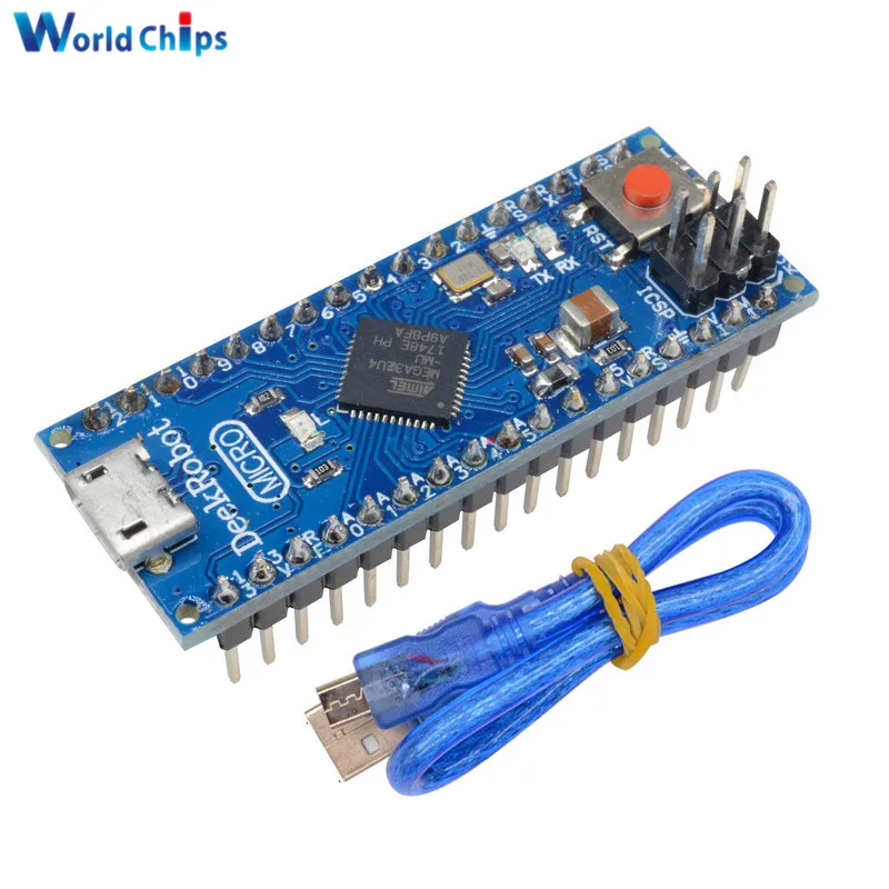 Micro-ATmega32u4-5V-16MHZ-Microcontroller-Expansion-Board-Module ...