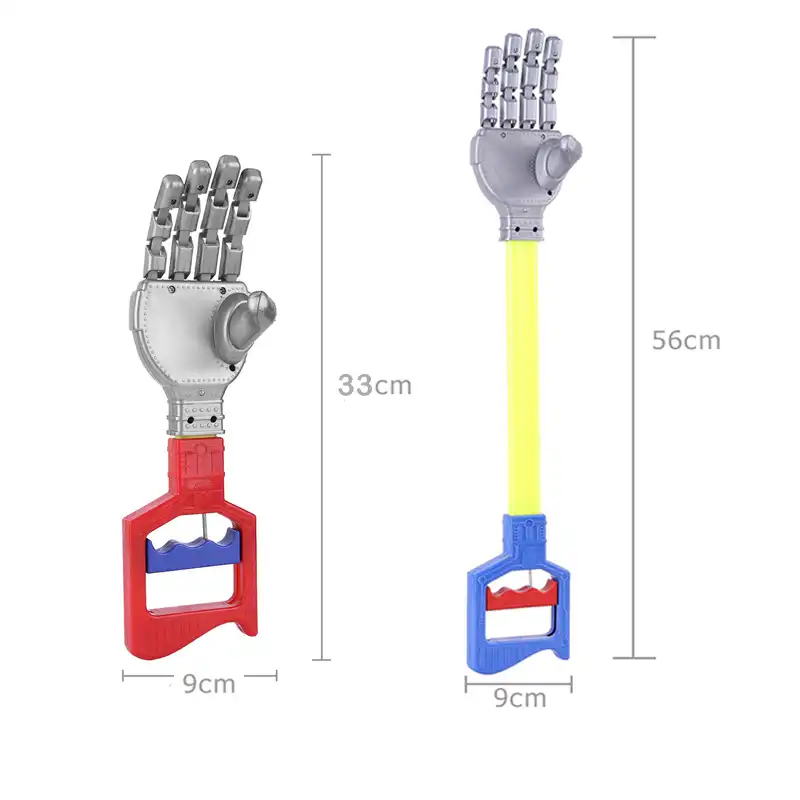 Funny Plastic Robot Claw Hand Grabber Toys Grabbing Stick Kid Boy Toy ...