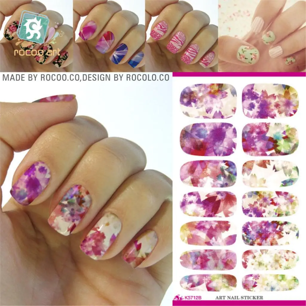 Water transfer sticker green nail sticker|nail sticker|water transfer ...