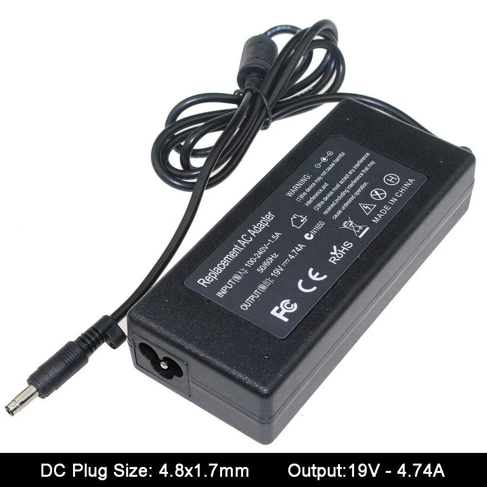 Aliexpress.com : Buy 19V 4.74A 4.8x1.7mm Laptop AC Adapter For Hp ...