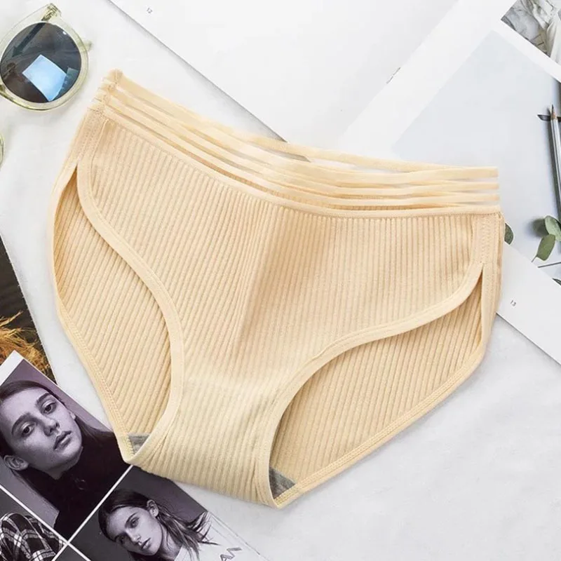 Womens Panties Cotton Blend Briefs Girls Underwear Ladies Autumn
