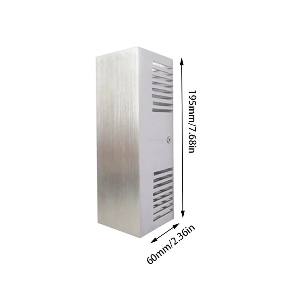 Led Wall Light Aluminum Fine Wall Lights Rectangular Art Stripe Wall ...