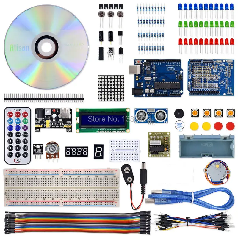 WeiKedz Project Complete Starter Kit with Tutorial for Ar-duino UNO R3 ...