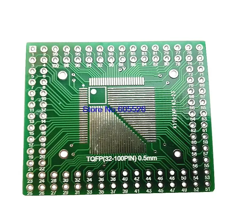 10pcs/lot QFP/TQFP/FQFP/LQFP 32/44/64/80/100 turn DIP 0.5MM 0.8MM IC ...