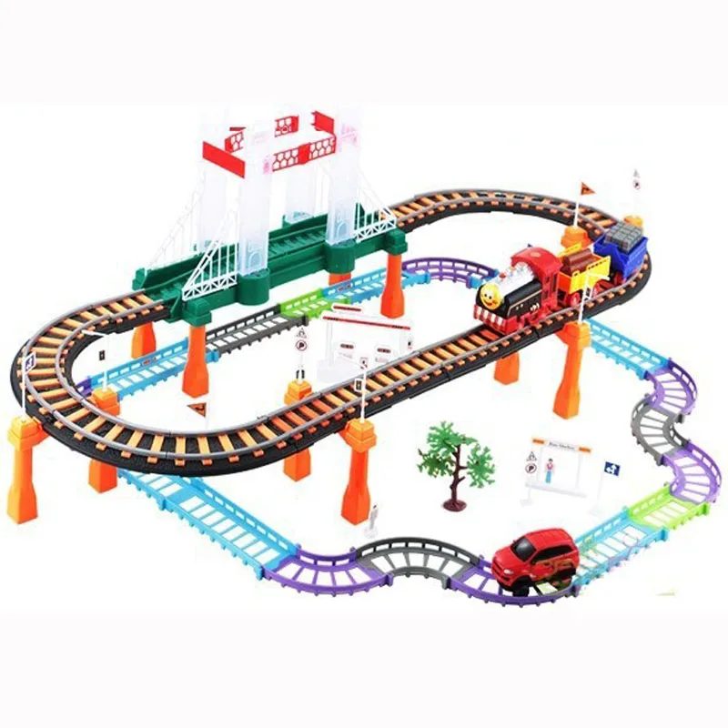 Railway Toy Railroad Train Toys Electric Rail Car And Kids Subway Train ...