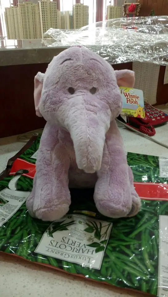 Disney Purple Elephant Lumpy Plush Gift 33cm - Movies & Tv - AliExpress