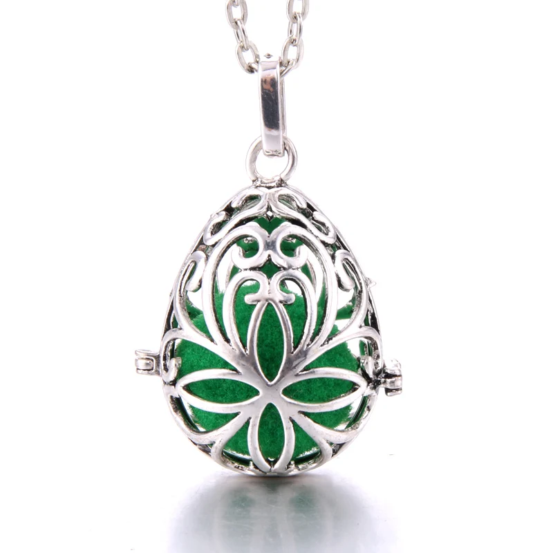 Women Aromatherapy perfume Essential Oil Diffuser Locket Hollow Cage ...