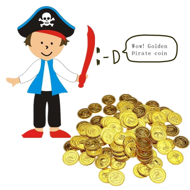 Gold Pirate Coin Clipart