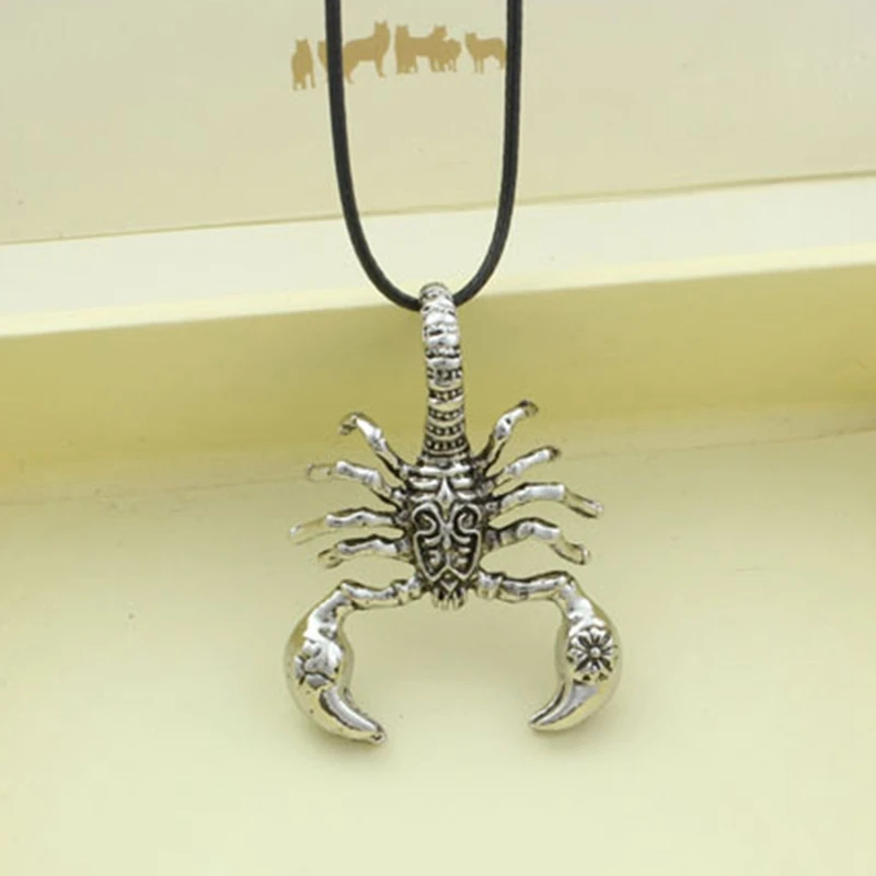 Men Hip Hop Jewelry Scorpio Long Chain Gold Silver Color Scorpion ...