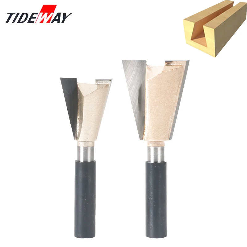 Tideway 8mm Shank Dovetail Bits 2 Flute Router Bits For Wood Tungsten ...