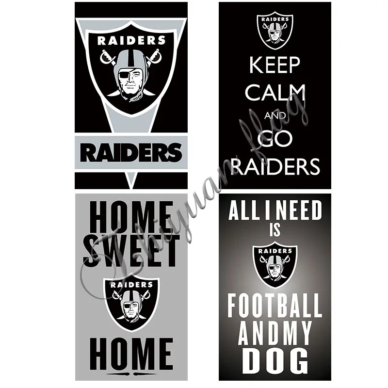 Digital Oakland Raiders Flag CUSTOM Sport Banner World Series Digital ...