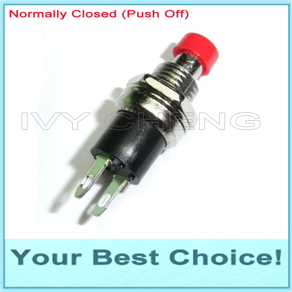 500pcs/Lot 7mm Momentary Push Off Push Button Switch,normally closed ...