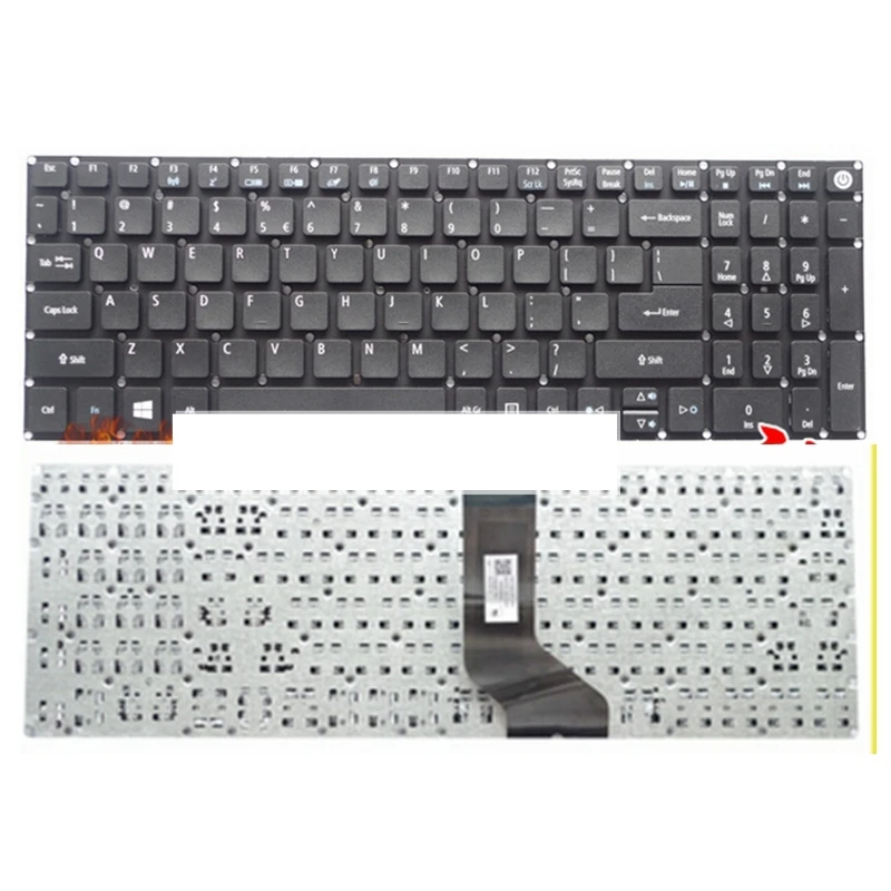 English keyboard for Acer for Aspire E5-573 E5-573T E5-575 E5-573TG E5 ...