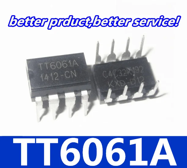 50 pçs/lote TT6061A TT6061 DIP na posição vertical 8 100% bom chip de ...