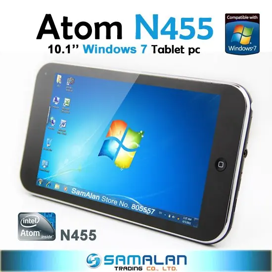 10.1 " Intel Atom N455 1.66 Ghz Windows 7 320 / 500 G 2 GB pantalla de ...
