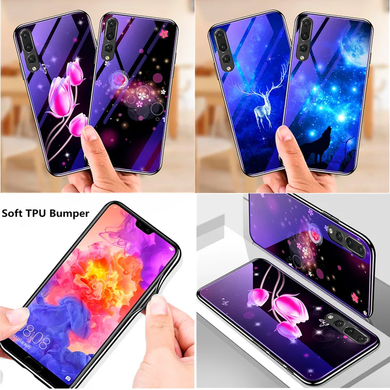 For Huawei P20 pro/P20 Lite/Nova 3E Shockproof Soft TPU Bumper Frame ...