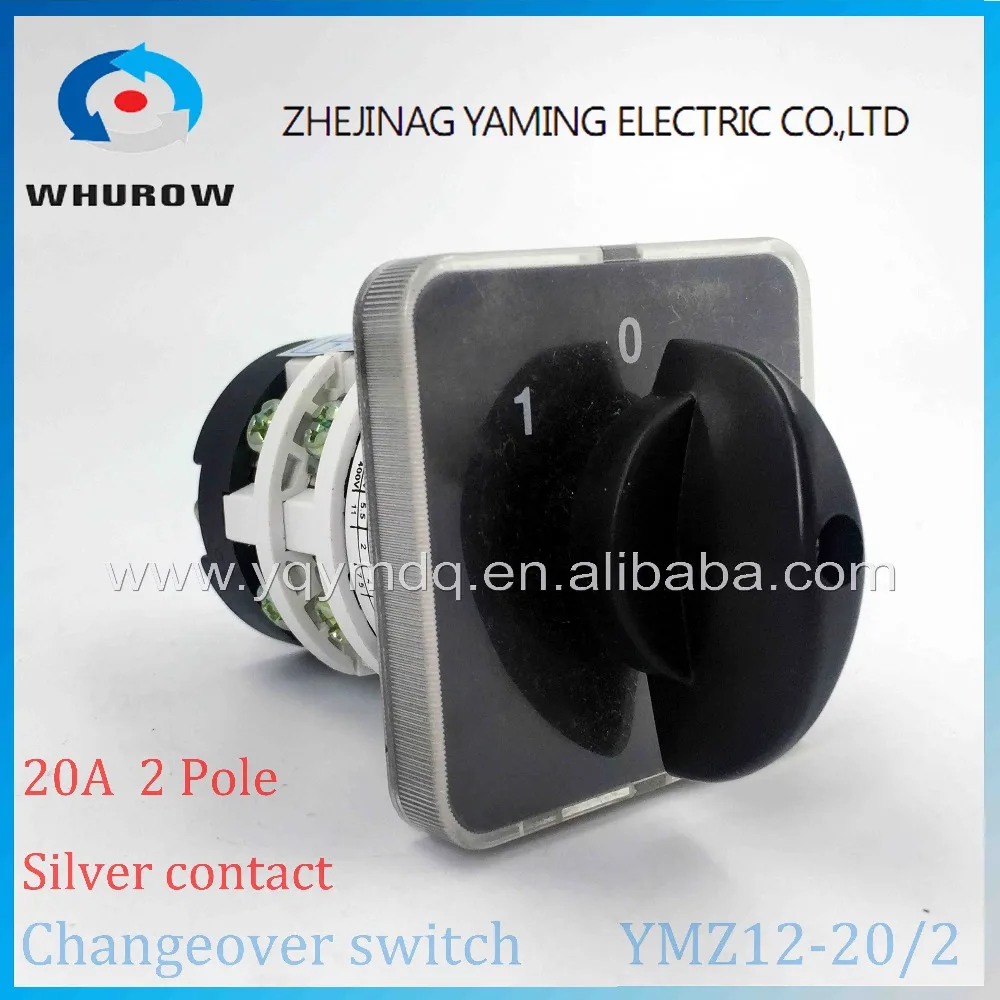 Rotary switch knob 3 position YMZ12 20/2 universal combination manual ...