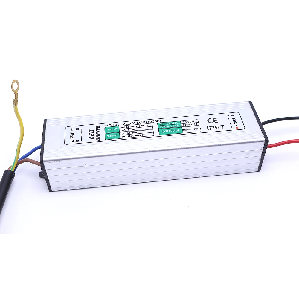 AC85 265V 50W LED driver power supply 110V 220V input and output 24 36V ...