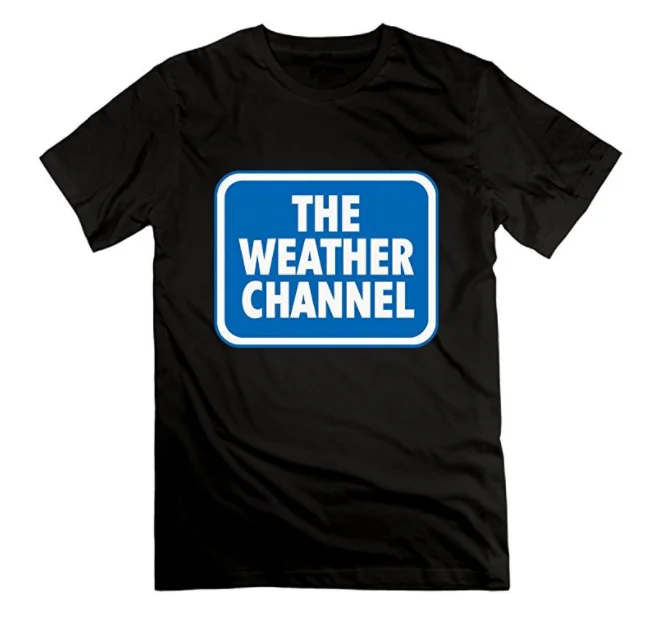 Men's The Weather Channel Logo T Shirts/Tee Style Short Sleeve Print ...