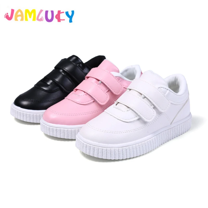Kids Shoes Sneaker Boys Girls Spring Leather Children Toddler Rubber ...
