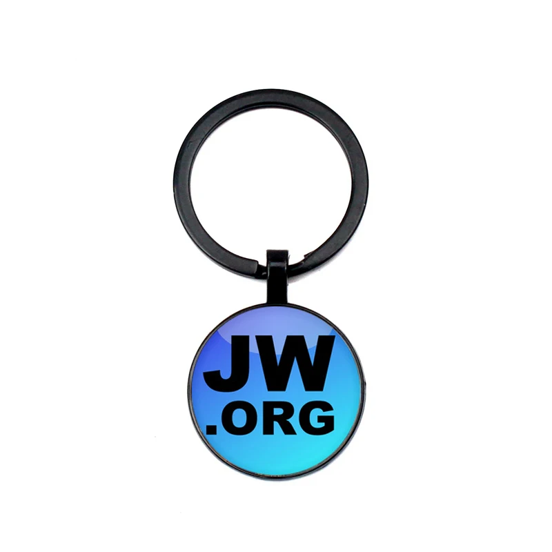 Fashion Jehovah Witness Keychain Glass Pendant Time Gem Bible KeyRing ...