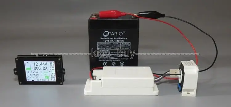 battery Monitor digital 500V 500A wireless VOLT AMP temperature coulomb ...