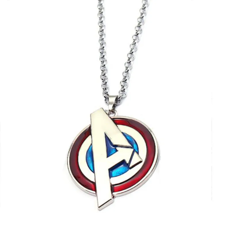 Captain Marvel Logo Necklace charm pendant Fashion Metal Ms. Marvel ...