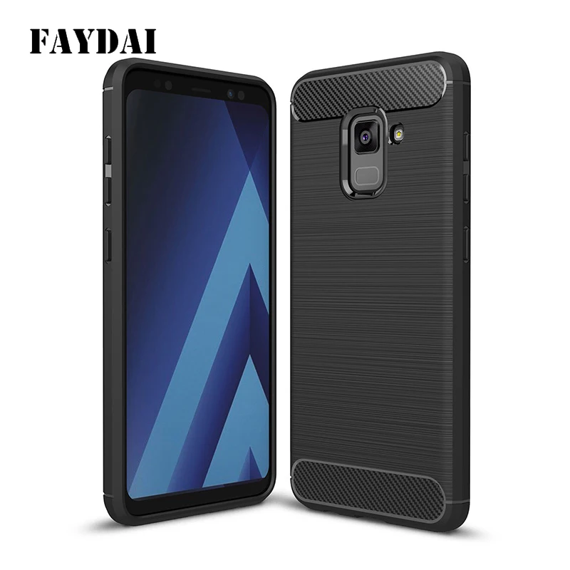 FAYDAI For Samsung Galaxy A7 2018 case Original Luxury Soft Silicone ...
