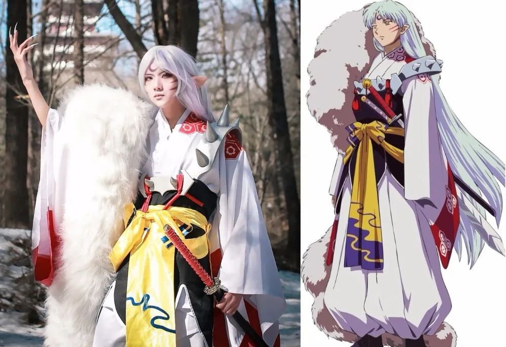 Men's Clothing Clothing Lady Sesshomaru Long Sleeve Kimono Robe // Lord ...