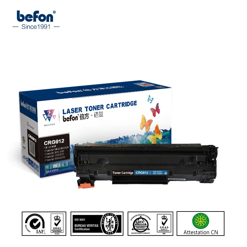 Befon Black Toner Cartridge For Canon Crg712 712 Crg312 312 Compatible ...