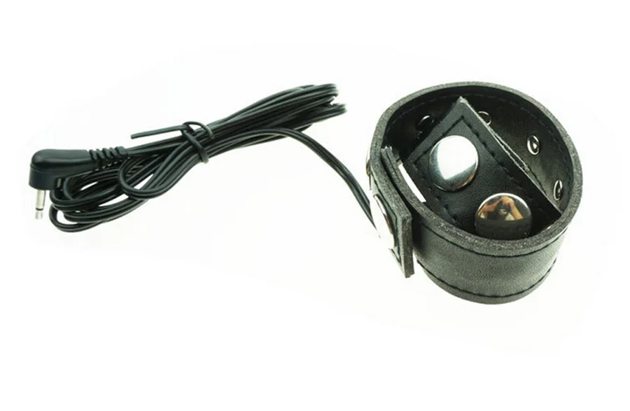 Electro Sex Penis Ring Belts,Leather Electro Shock Therapy Cock Cage ...