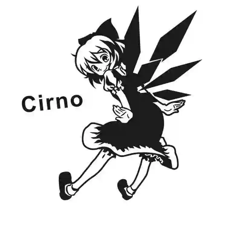 Touhou-Project-Sticker-Anime-Cartoon-Cirno-Car-Decal-Sticker-Vinyl-Wall ...