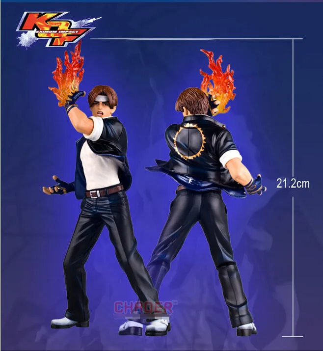 The King Of Fighters Kyo Kusanagi one piece KOF anime Action 21cm ...