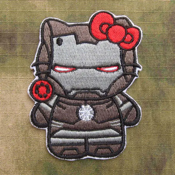 Hello Kitty Iron Man War Machine Kitty Military Tactics Morale ...