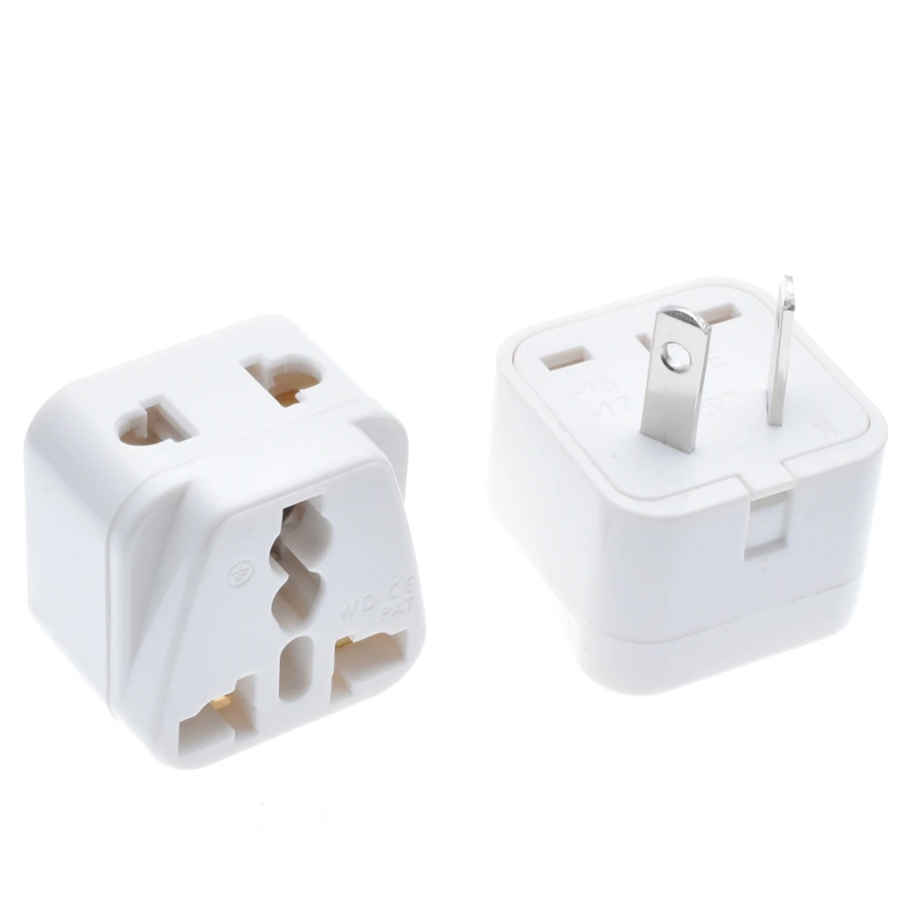 2 Pin AU Plug Adapter UK US EU Euro to AU/NZ Power Plug Travel Adapter ...